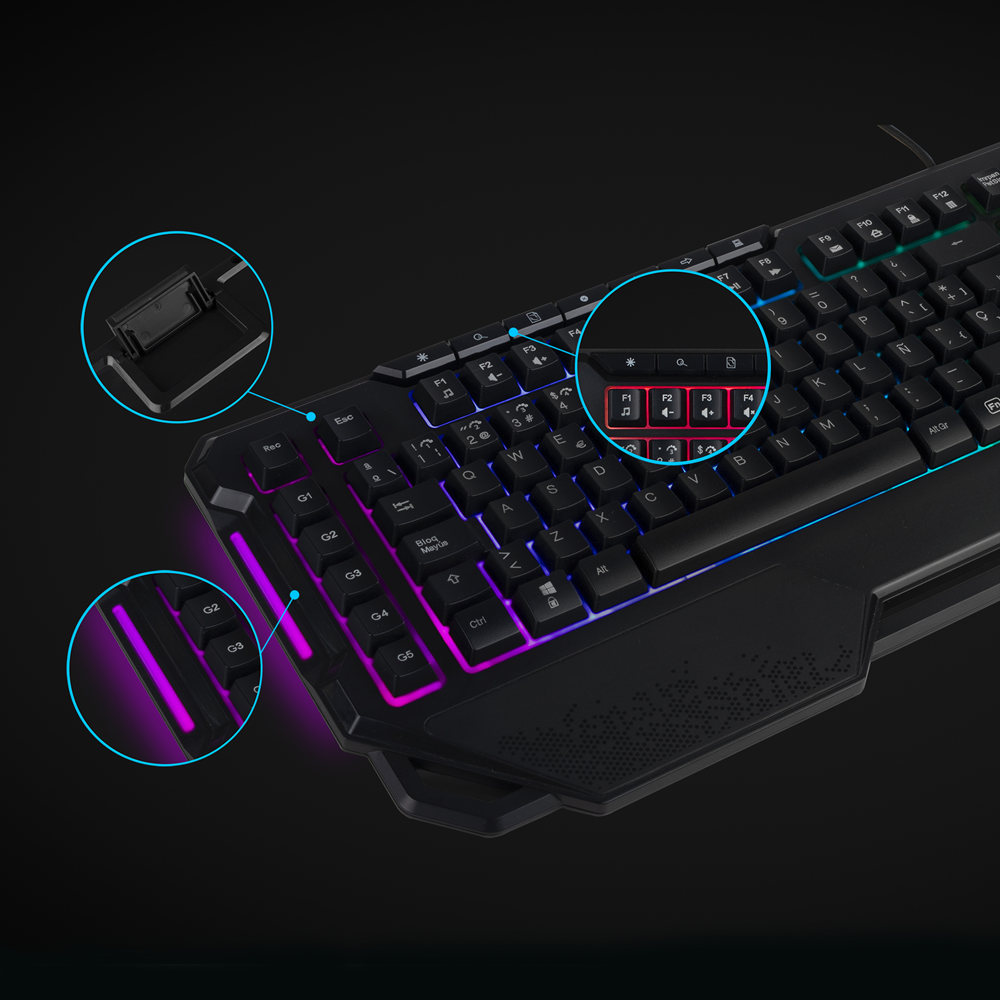 Gaming | NGS PROFESSIONAL GAMING KEYBOARD GKX-450 | NGS