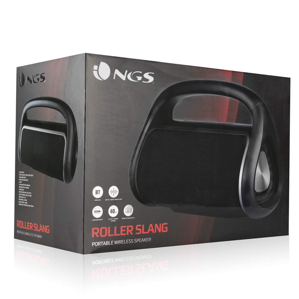 Altavoces | NGS PORTABLE BT SPEAKER ROLLER SLANG | NGS